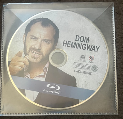 NEW DOM HEMINGWAY (2013) - Blu-ray disc only in clear plastic envelope ...