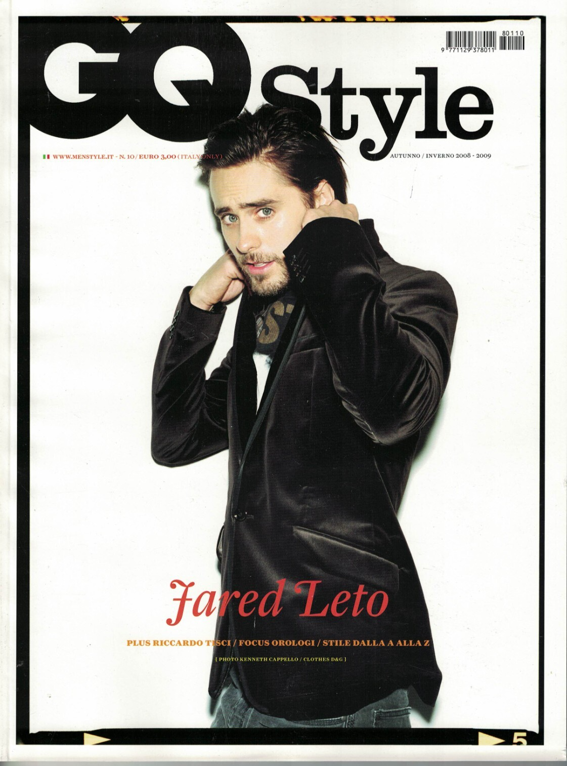GQ Style Magazine Italy 2008 Jared Leto Tyson Balou Simon Nessman David ...
