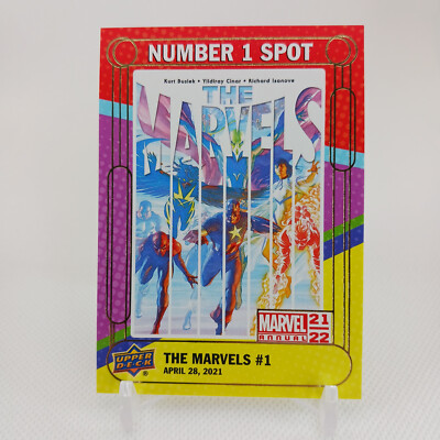 2021-22 Upper Deck Marvel Annual The Marvels #1 Number 1 Spot Card N1S ...