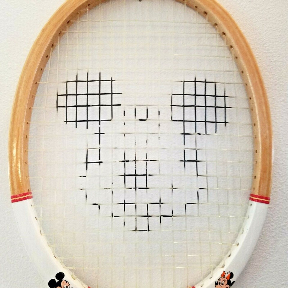 Walt Disney Mickey Mouse-KA-Masters Tennis Racket Big Cheese Model WD ...