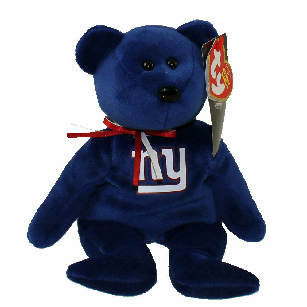 TY NFL New York Giants Bear Beanie Babies Boo's Brand New with tags | eBay