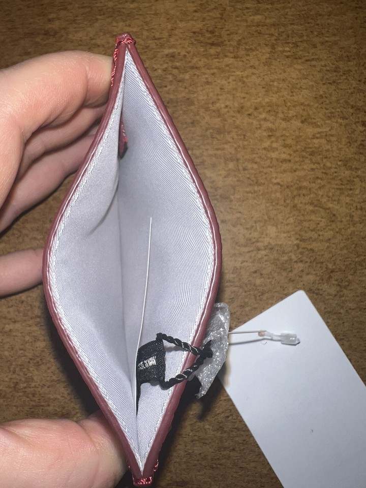 NWT Marc Jacobs Leather Card Case Fire Red $95 | eBay