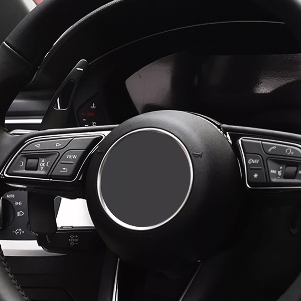 For Audi A3 A4 A5 Q3 Q5 Q7 Q8 Carbon Fiber Steering Wheel Paddle ...