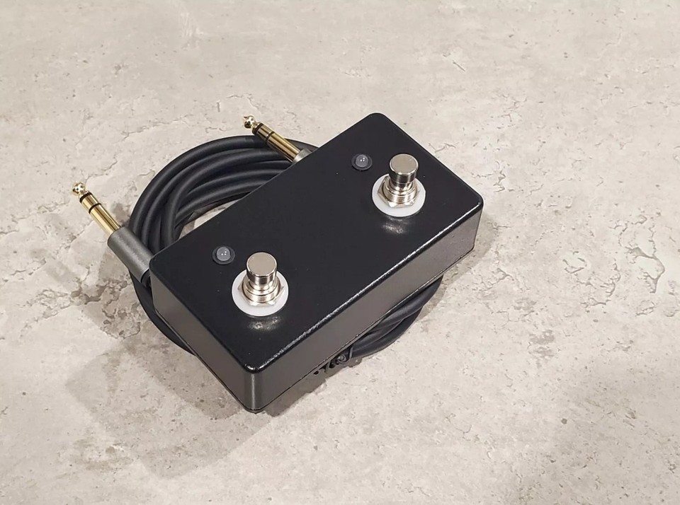 Custom 2-Button for Crate BV120H Blue Voodoo Footswitch Red LEDs (With ...