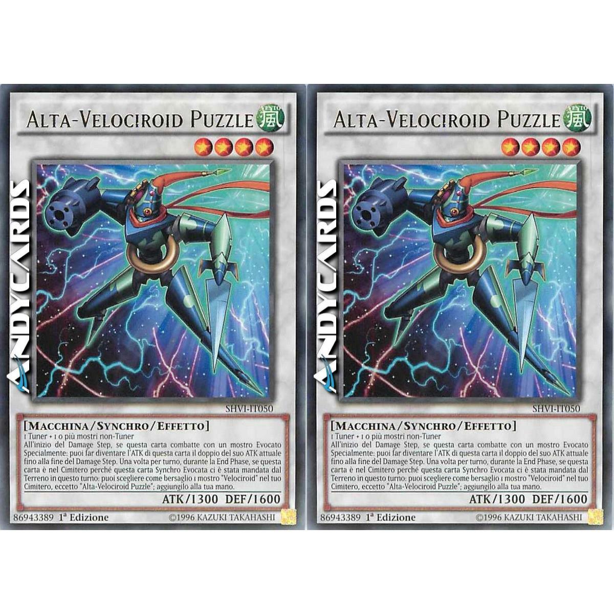 2x ALTA-VELOCIROID PUZZLE • (Hi-Speedroid Puzzle) • Rara • SHVI IT050 ...