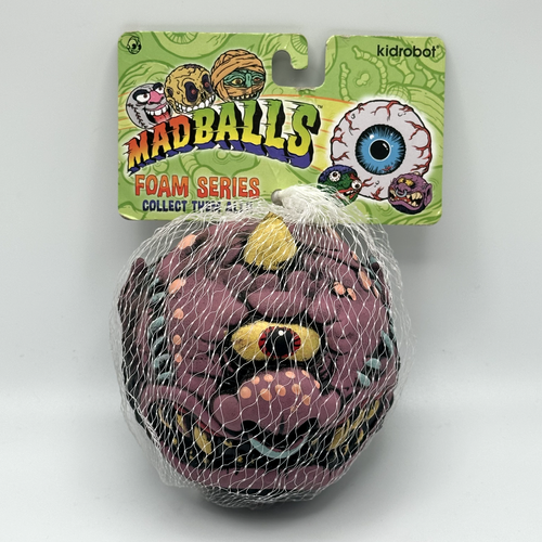 👹Madballs Horn Head - Kidrobot 4” Foam Ball - RARE 80s Monster ...