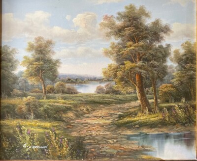 Southern Trail by C. Freeman - Oil Painting | eBay