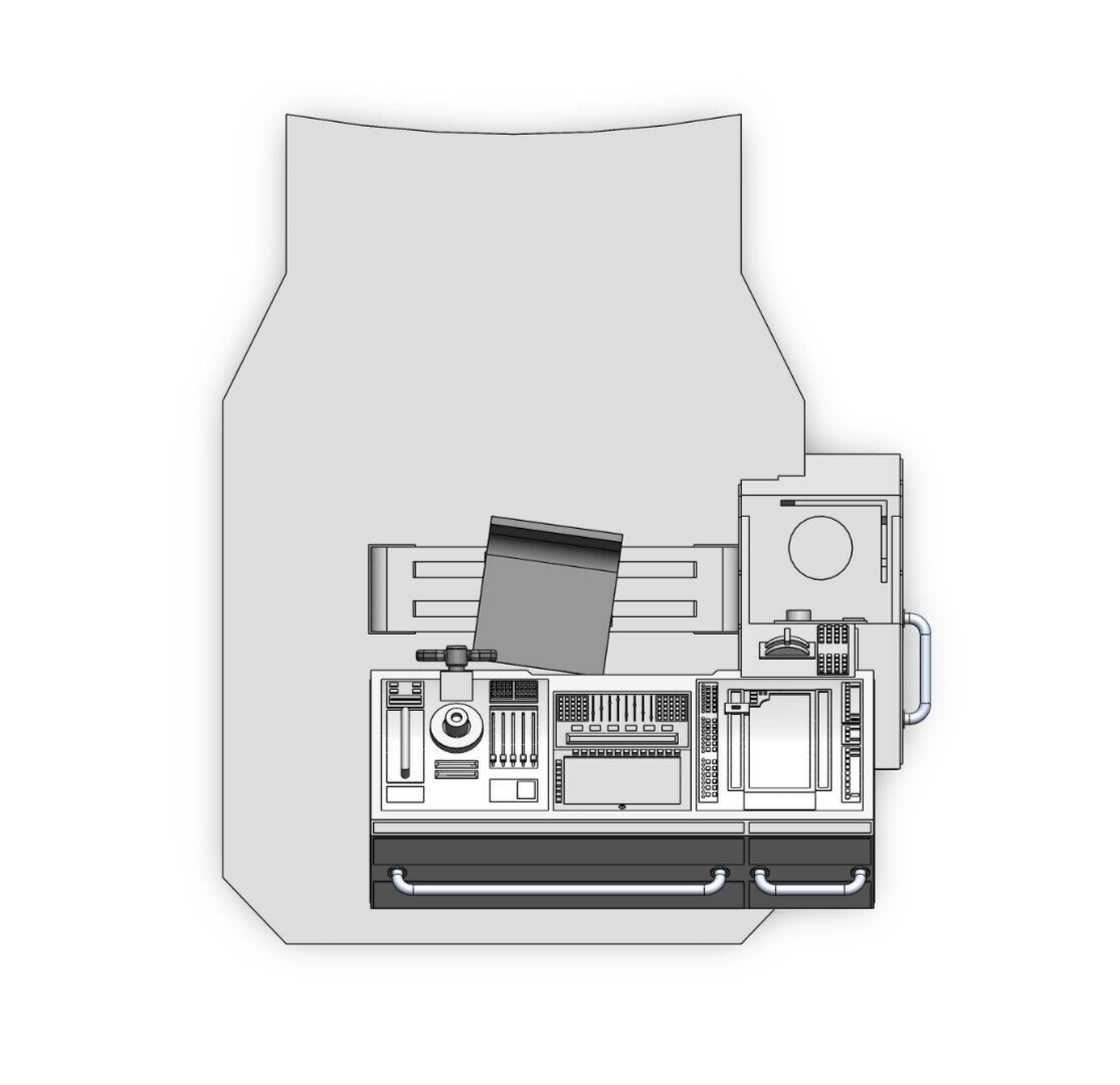 Star Trek Enterprise NX-01 Bridge for 8 in (1:9) Mego Figure Diorama | eBay