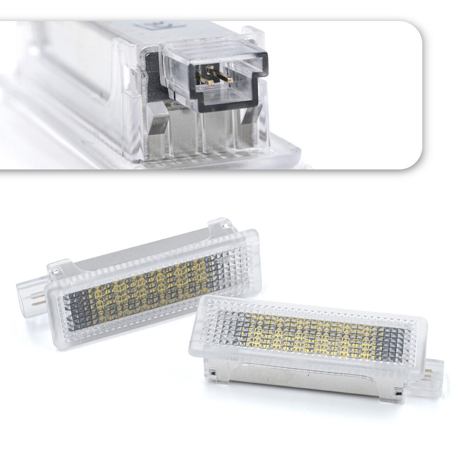 2x LED Courtesy Footwell Door Luggage Trunk Boot Light For BMW Mini ...
