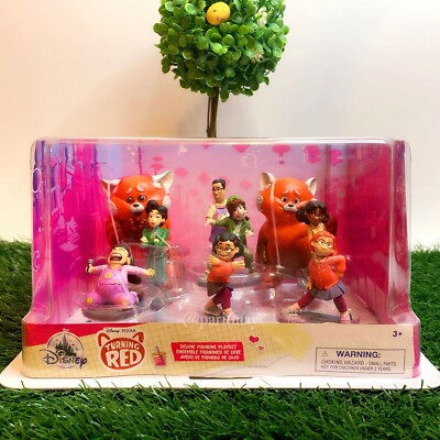 Disney Pixar Turning Red Deluxe Figure Play Set 4" Figure Set (NEW IN ...