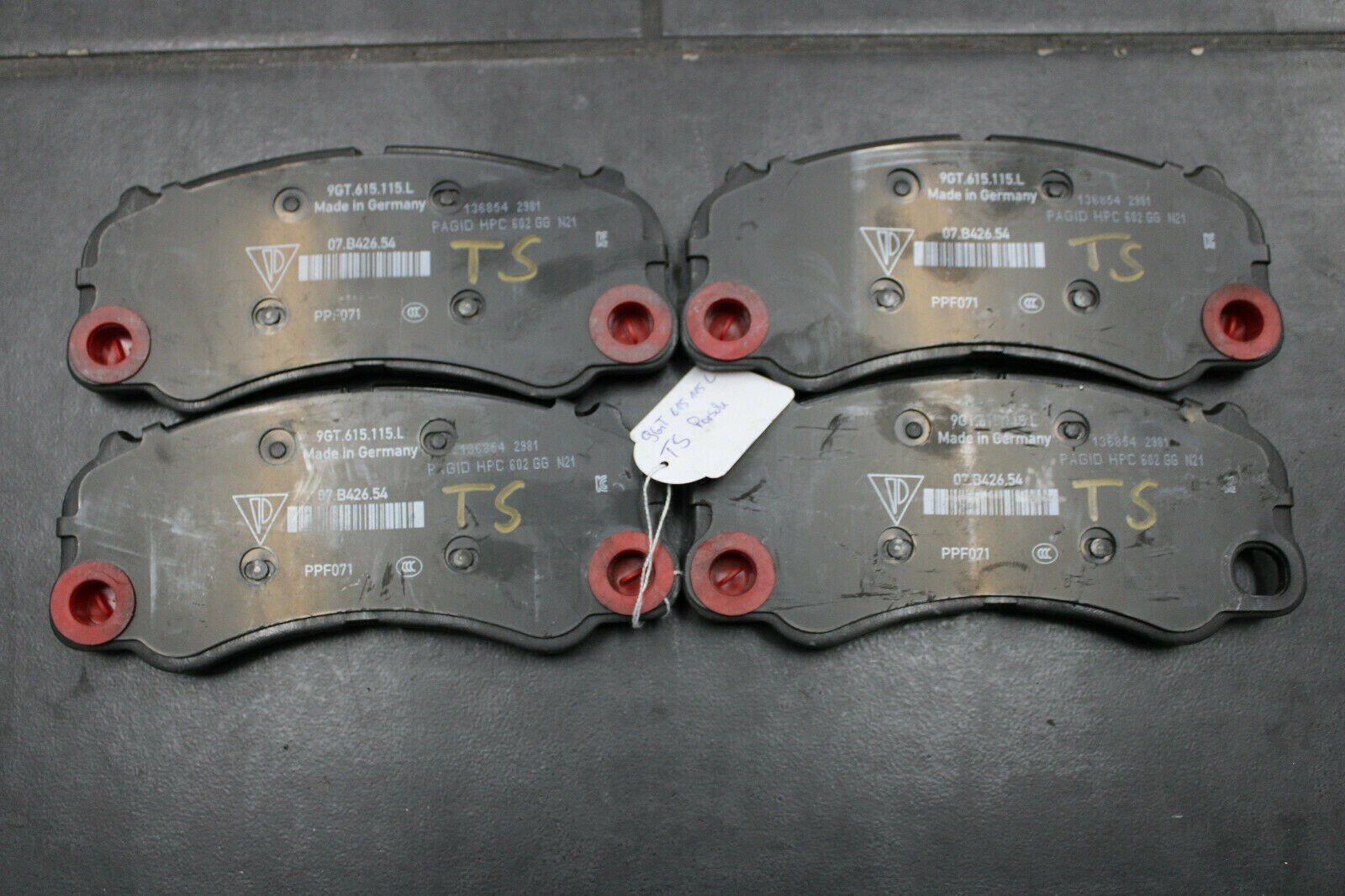 Bremsbeläge Porsche 911 992 Keramik Vorne Bremse Brake Pads 9GT615115L ...