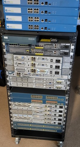 Cisco CCNA/CCNP/CCIE Practice Lab Equipment and Rack | eBay