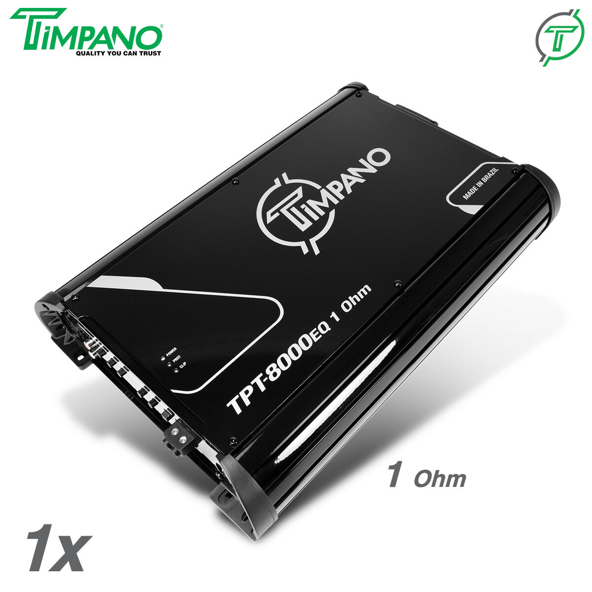 Timpano TPT 8000 EQ 1 Ohm Brazilian Amplifier 8000W RMS Digital Amp HD ...