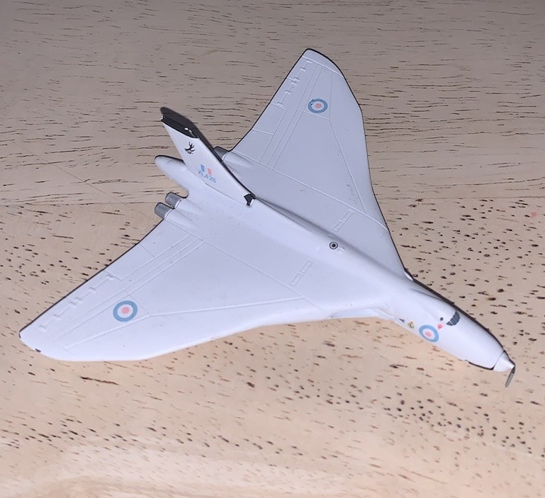 White Avro Vulcan Corgi Mini Diecast Model | eBay UK