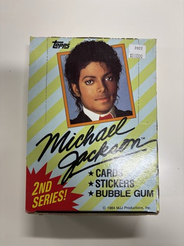 1984 Topps Michael Jackson 2nd Series Trading Cards - Wax Box 36 Packs ...