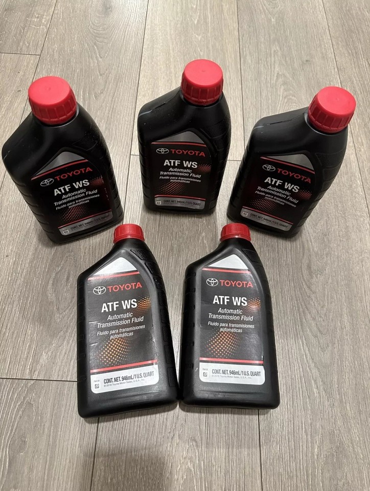 5-Quarts Toyota Lexus 00289-ATFWS Automatic Transmission Fluid WS ATF ...