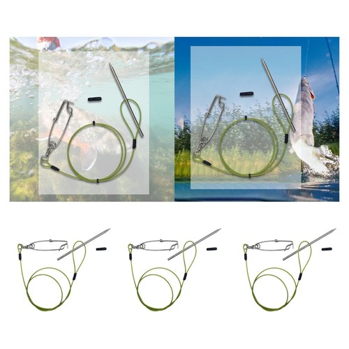 Fish Stringer for Freshwater Saltwater Portable Coated Stainless Steel ...