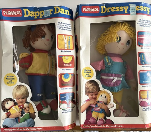 Playskool Dapper Dan & Dressy Bessy 1985 With Boxes | eBay