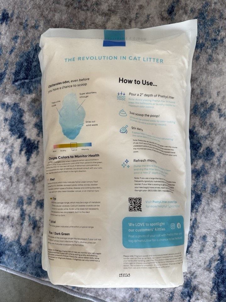 Pretty Kitty Health Monitoring Cat Litter - Original Scent - 6 lbs | eBay