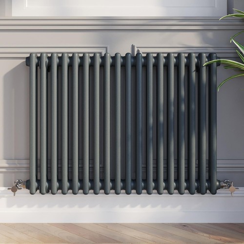 Traditional Colosseum Horizontal Double Bar Column Radiator 600 x 830 ...
