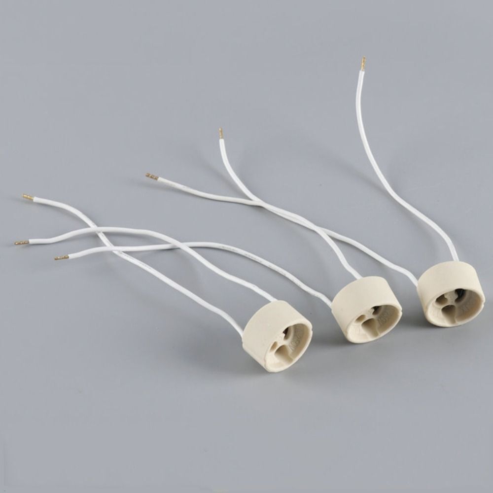 10PCS Socket Light Base Wire Connector LED Bulb Lamp Holder LED Halogen ...