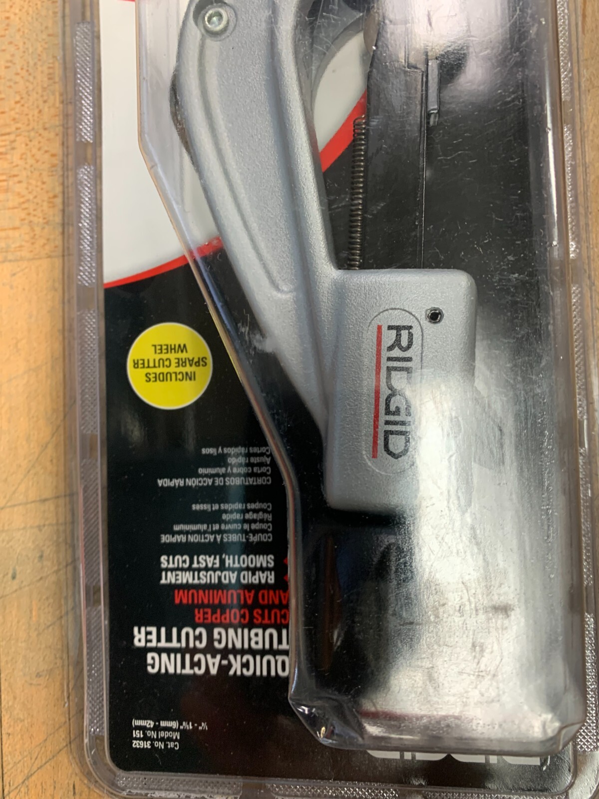 NEW Ridgid 31632 Model 151 Quick-Acting Tubing Cutter (1/4" - 1-5/8 ...