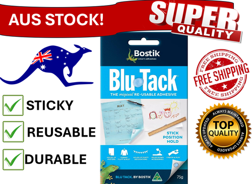 Bostik Blu Tack 75 g, 1 pack, Blue/Gray | eBay