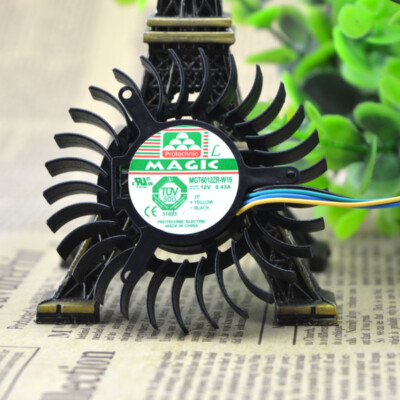 MAGIC MGT6012ZR-W15 12V 0.43A XFX 9600GT 9800GT Turbo Graphics Cooling ...