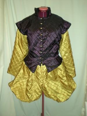 Mens Elizabethan Renaissance Shakespeare Doublet Slops/Breeches, S - XL ...