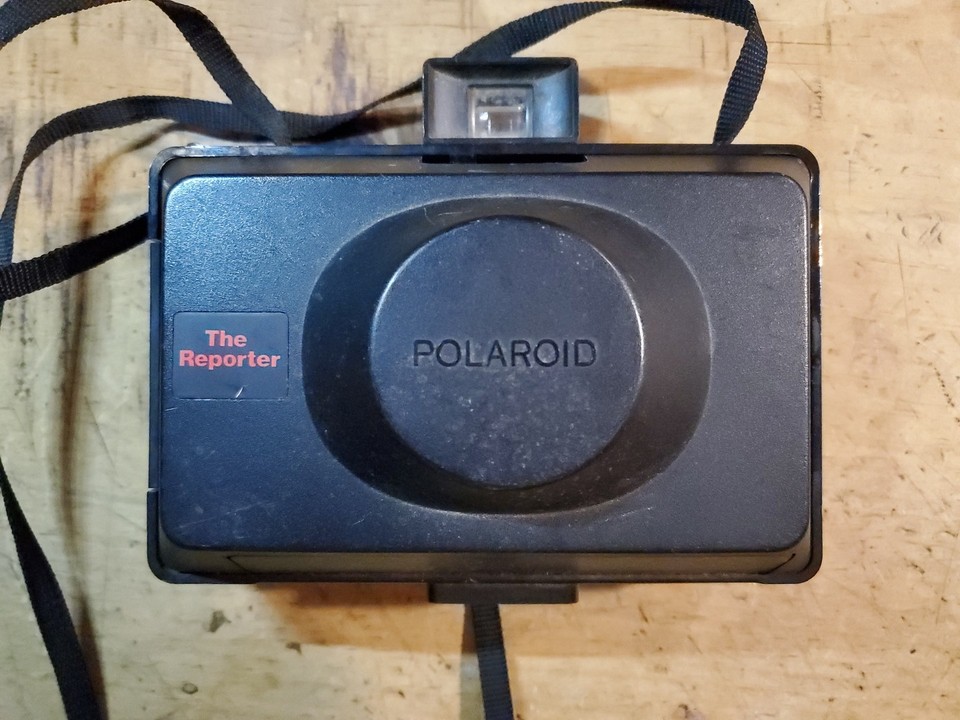 Vintage Polaroid "The Reporter" Colorpack Folding Land Camera W/strap ...