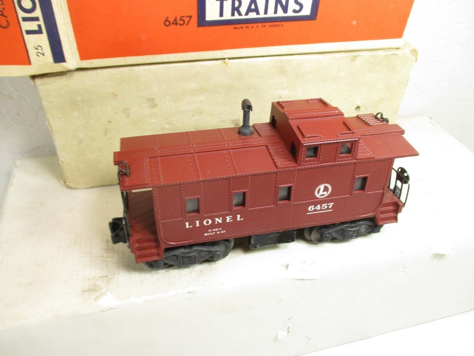 GORGEOUS Lionel 6457-25 deluxe caboose in GREAT BOX Postwar C215 | eBay