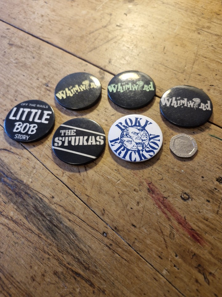 Vintage Tin Music Badges. Punk, Psychedelic, Rock | eBay UK