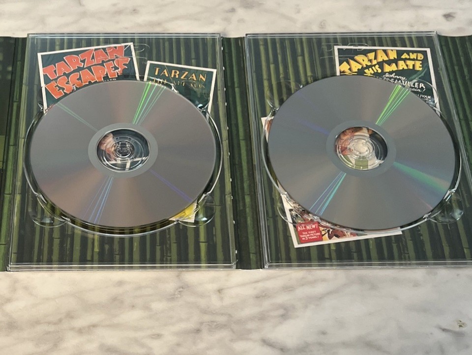 The Tarzan Collection: Johnny Weissmuller (DVD, 2004, 4-Disc Set) MINT ...