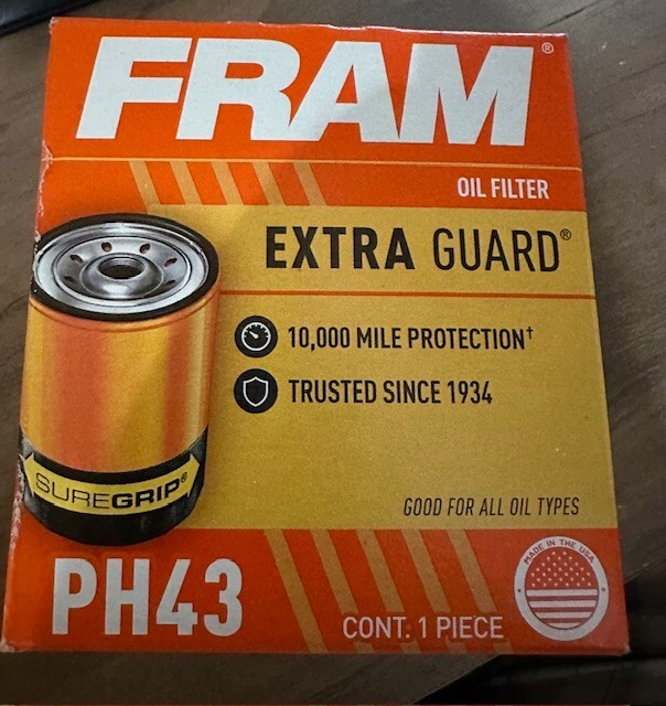 Fram PH39 - cross reference oil filters | oilfilter-crossreference.com