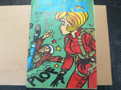 SJORS STRIP COMIC 1974-41 POSTER TINUS TROTYL DAN LIEVER DE LUCHT IN ...