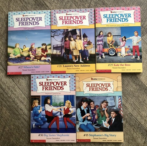 Sleepover Friends Mixed Lot of 5 Susan Saunders Vintage Chapter Books ...
