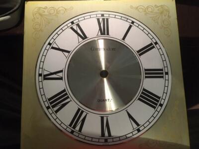 Commodore Quartz Anniversary Clock Dial And Back Plate Parts | eBay