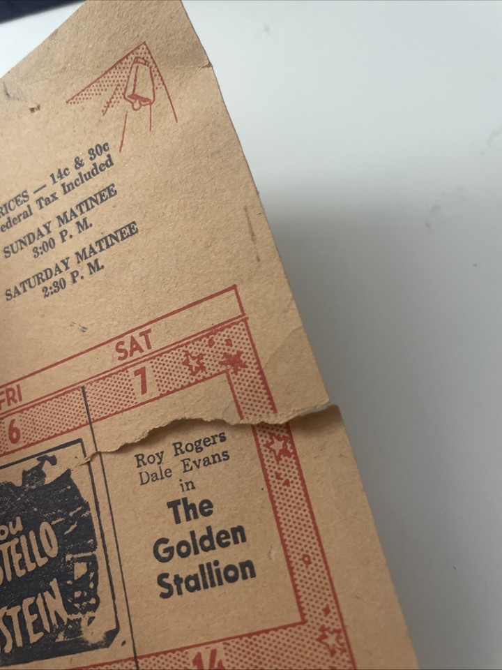 1950 Broadside Movie Herald Flyer Cozy Theatre Schulenburg Texas ...