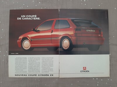 Pub de presse ancienne Citroën ZX de 1992 - Old paper advertisement | eBay
