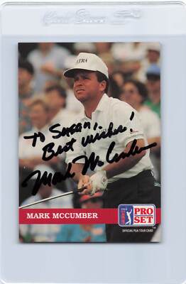 1992 Pro Set Golf #110 Mark McCumber Signed Auto *J8731 | eBay