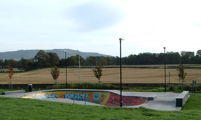 Photo 6x4 Skate Park Kinross Skate Park next to Leisure Centre. The ...