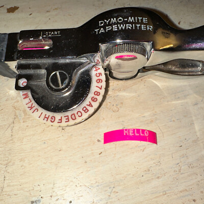 Label Making - Dymo Mite