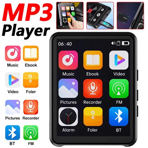 Support 128GB Bluetooth MP4/MP3 Lossless Music Player FM Radio Recorder ...