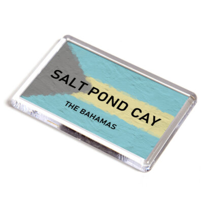 FRIDGE MAGNET - Salt Pond Cay - The Bahamas Flag | eBay