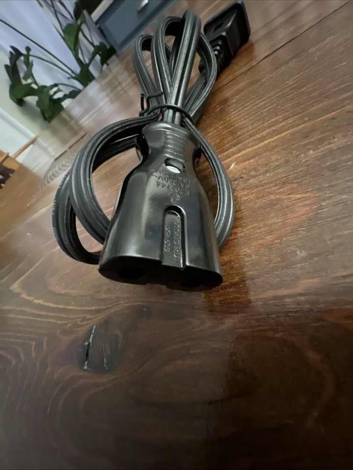 Vtg 2-Prong Power Supply Cord 5A250V 10A125V Cable for Small Kitchen ...