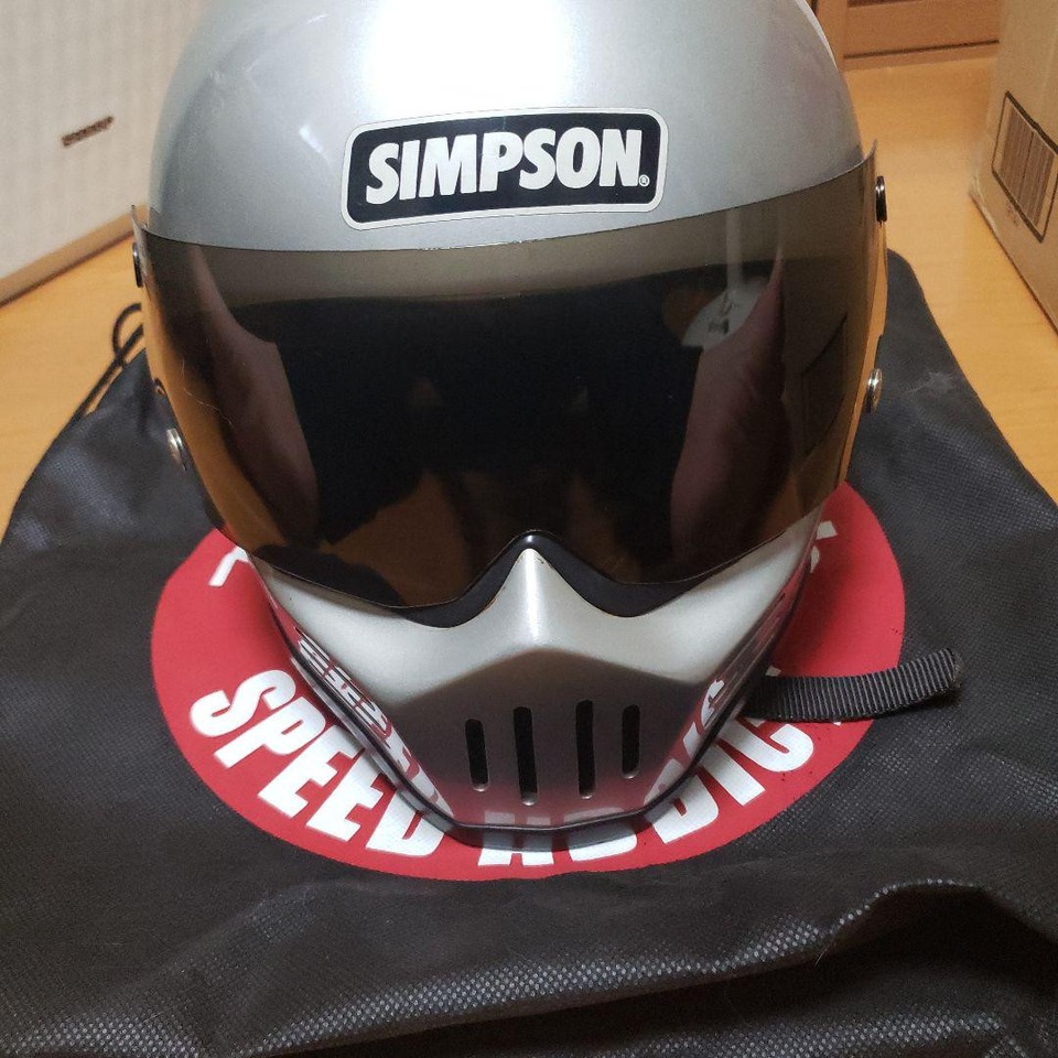 Vintage SNELL 80 SIMPSON M30 Early Model Helmet | eBay UK
