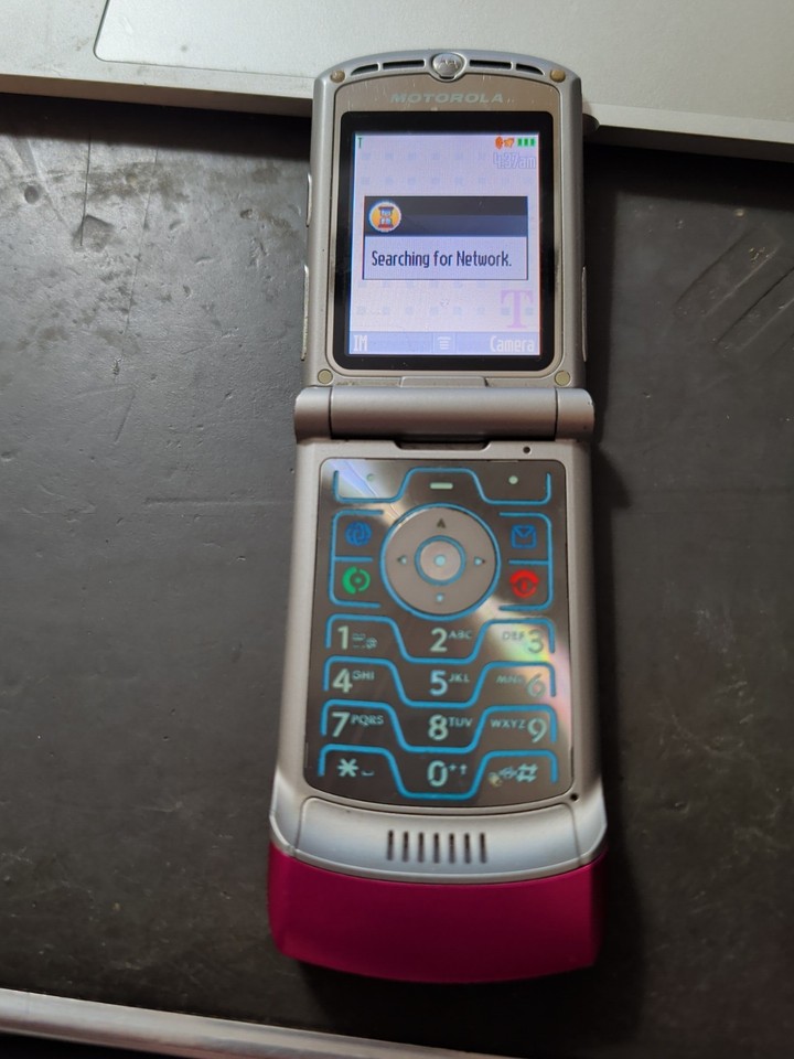 Motorola RAZR V3 Magenta T-Mobile Cellular Phone | eBay