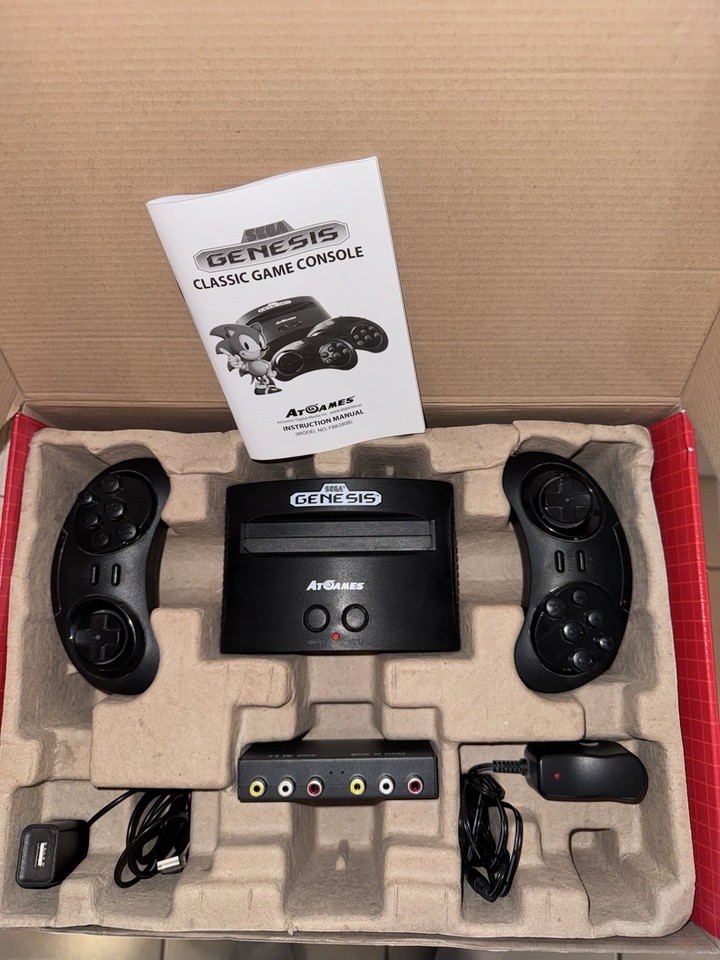 AtGames Sega Genesis Classic Game Console 25th Anniversary Edition 2 ...
