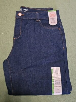 Wonder Nation Straight / Adjustable Waist Stretch Denim Jeans NEW Girls ...