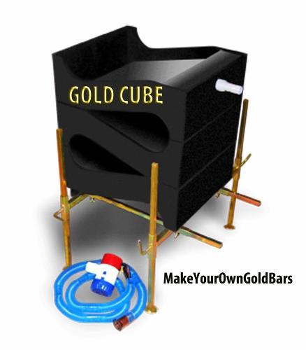 Gold Cube Deluxe 3-Stack Recovery System-Concentrator-Mining-Black ...